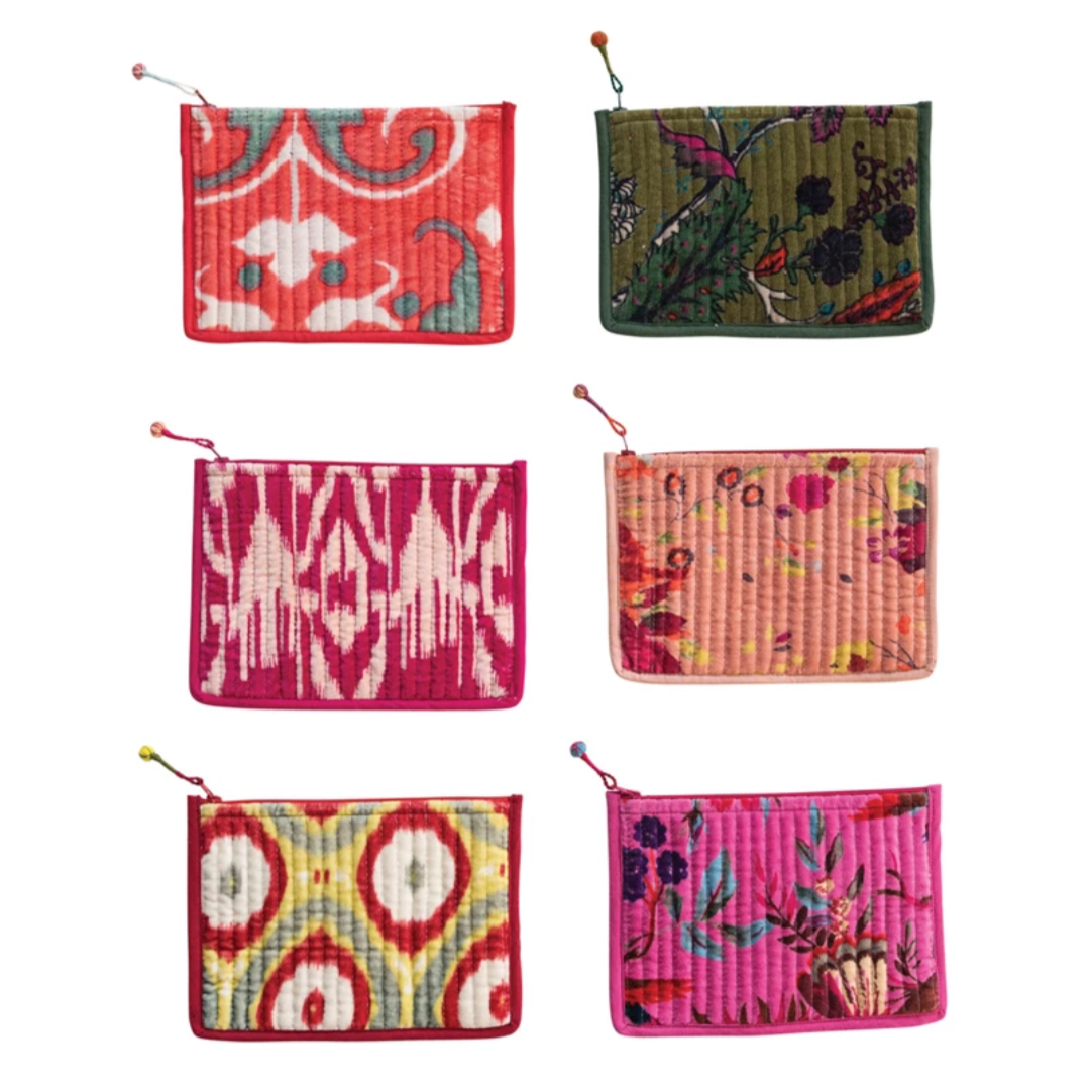 Quilted Zip Pouch – Bloom Boutiques